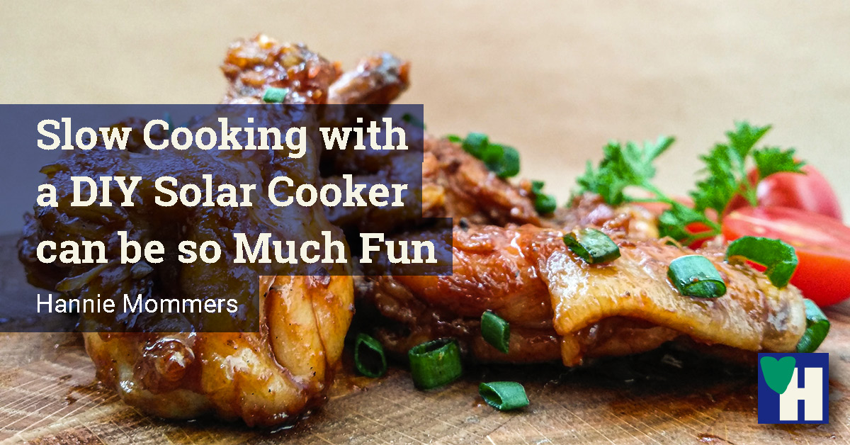 Slow Cooking with a DIY Solar Cooker can be so Much Fun